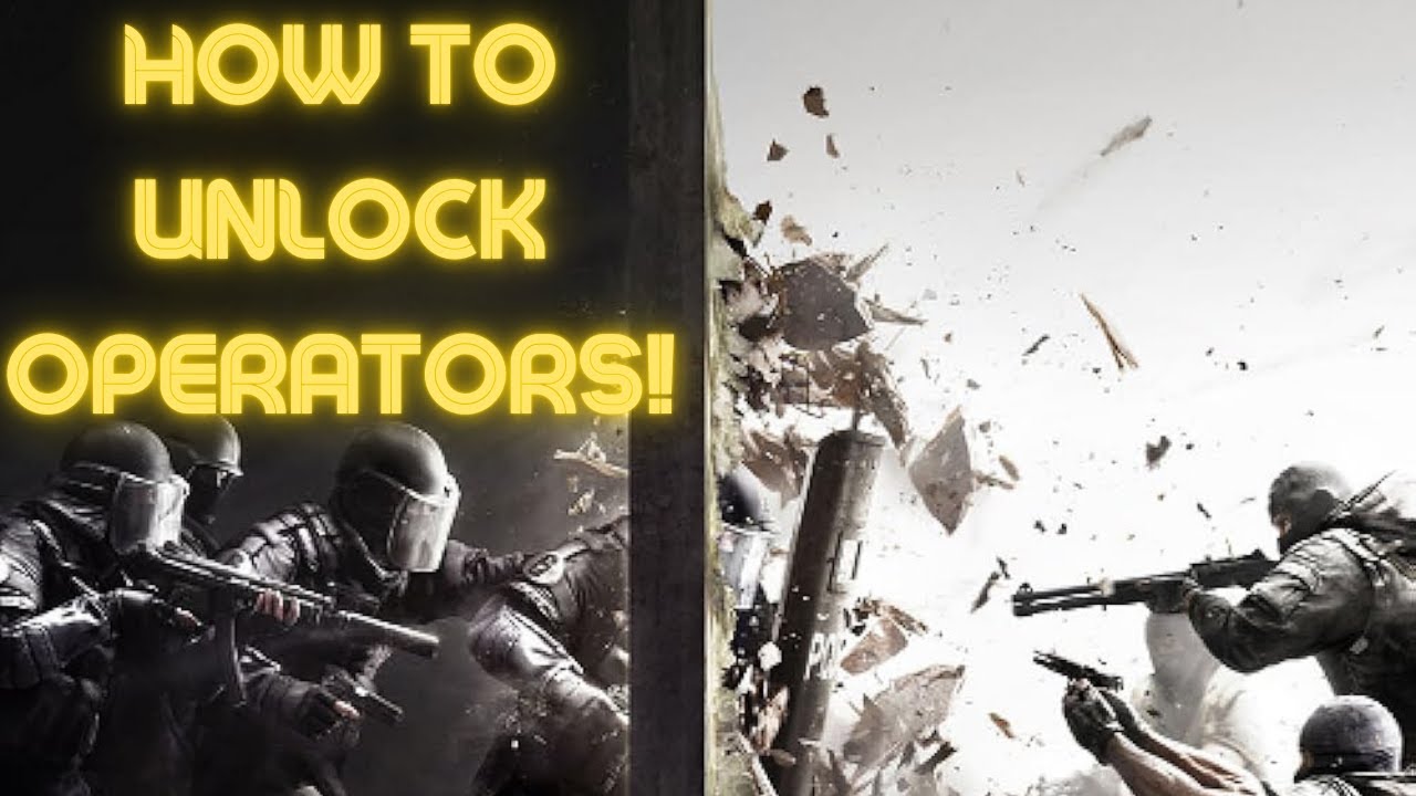 Rainbow Six Siege: How To Unlock Operators! (2024 / Tutorial) - YouTube