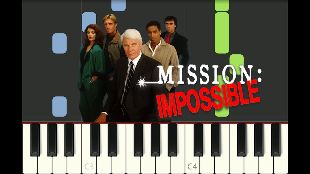 MEDIUM piano tutorial "MISSION IMPOSSIBLE THEME", 1966, with free sheet ...