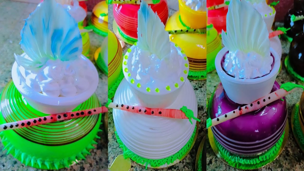 Janmashtami special cake || matki cake || cakes topping matki cake ...