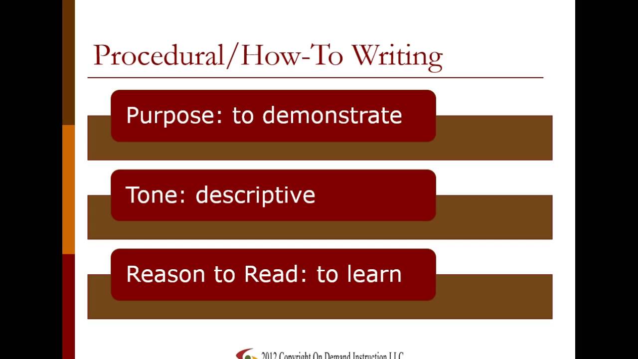 What Is Procedural Writing An Overview Of Procedural Or How To Writing what-is-procedural-writing-an-overview-of-procedural-or-how-to-writing