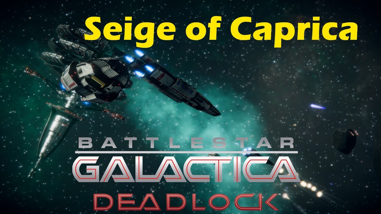 Battlestar Galactica Deadlock | CYLONS ATTACK CAPRICA - YouTube