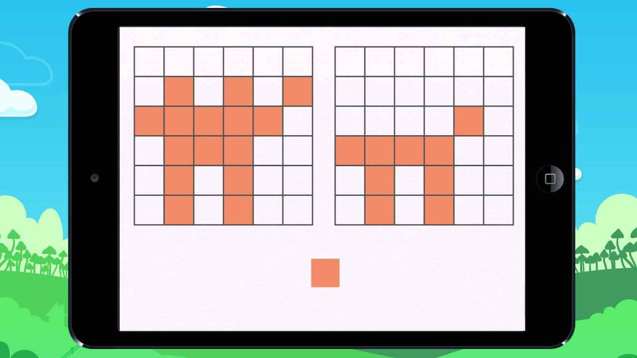 Video 2 Traslada un cuadrado a una cuadrícula para reproducir un dibujo ...