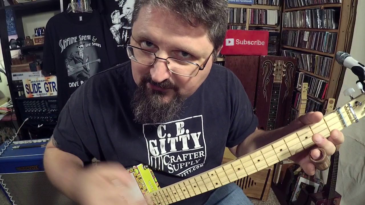 How to Play "Fancy Schmancy" Blues on Cigar Box Guitar - by Shane Speal ...