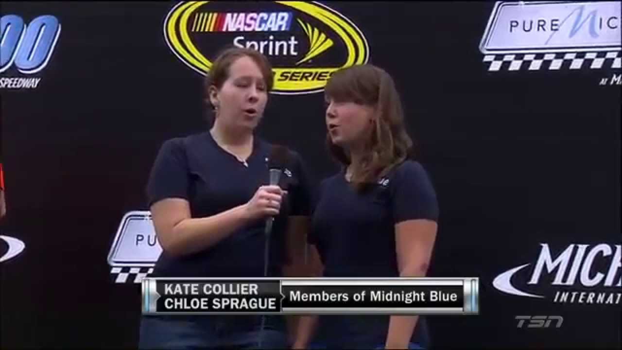 Kate Collier & Chloe Sprague @ Michigan, Nascar Sprint Cup 2014 - YouTube