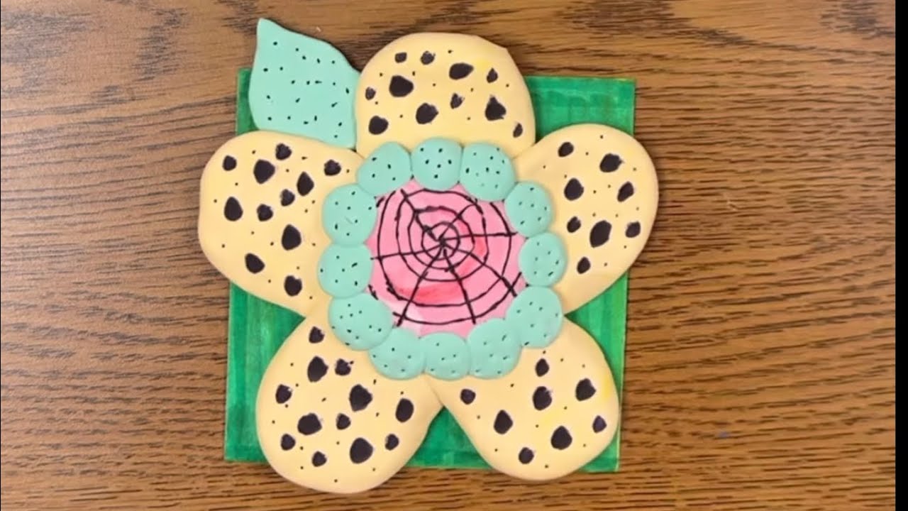 How to make a Yayoi Kusama inspired flower sculpture with Model Magic ...