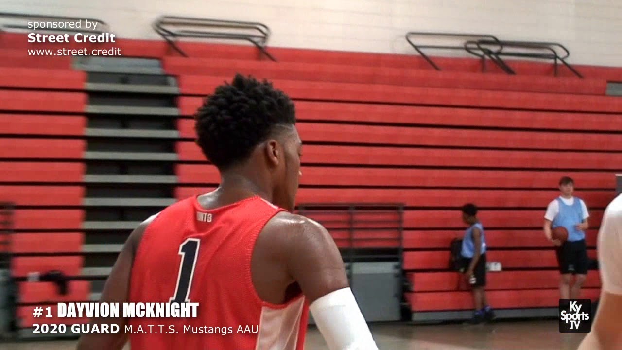 Dayvion McKnight - 2020 GUARD M.A.T.T.S. Mustangs AAU 2018 And 1 DTG ...