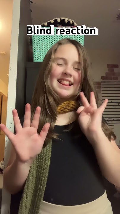 Blind reaction - YouTube