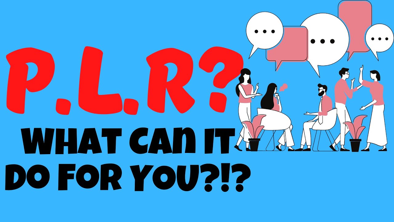 What is PLR & How Can You Make Money with PLR? - YouTube
