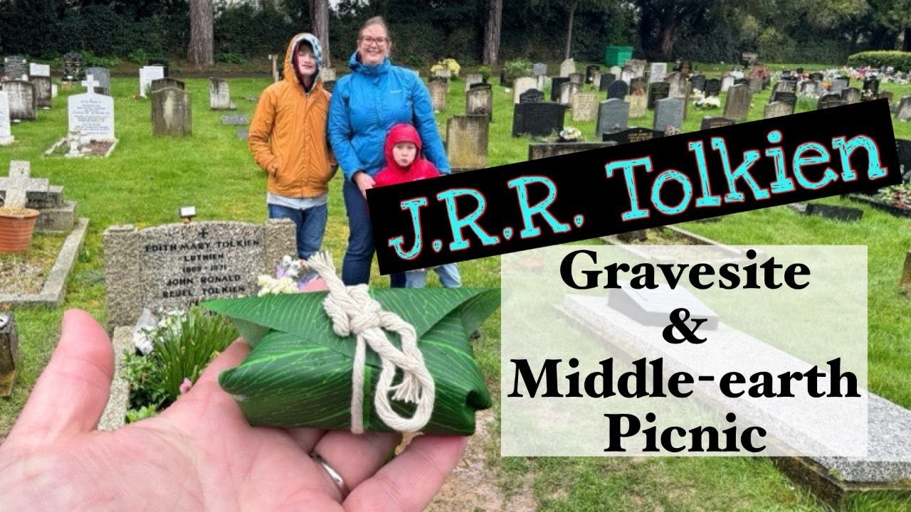 JRR Tolkien Grave! LORD OF THE RINGS Graveyard Picnic with Lembas Bread ...