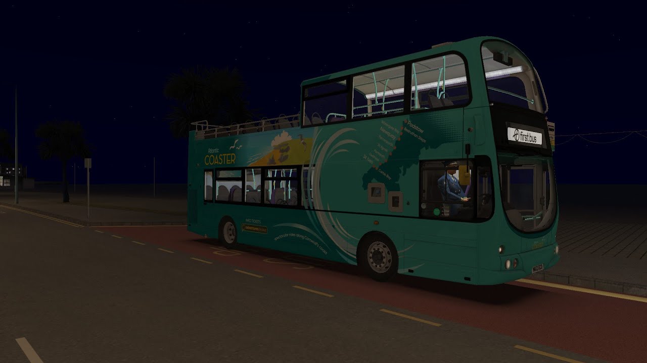 OMSI 2 route 122 to Ferncombe Sands in Blueprint Productions Wrightbus ...