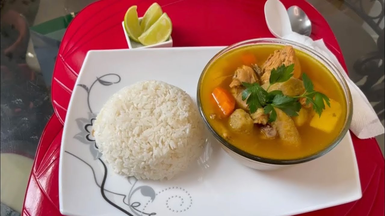 Sancocho dominicano con arroz blanco al estilo de mechy👩🏽‍🍳 - YouTube