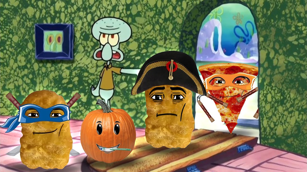 Squidward Kicks Out Every Gegagedigedagedago Part 2 Cotton Eye Joe π Youtube
