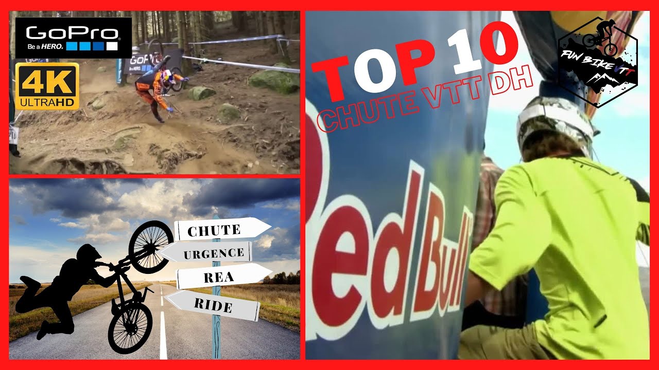TOP 10 CHUTES VTT DH - YouTube