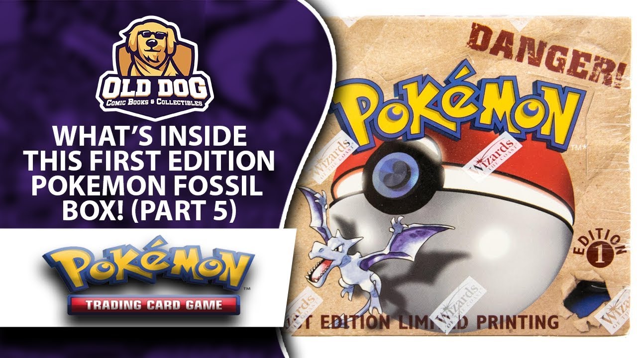 First Edition Pokemon Fossil Booster Box Part 5 || Pokemon TCG - YouTube