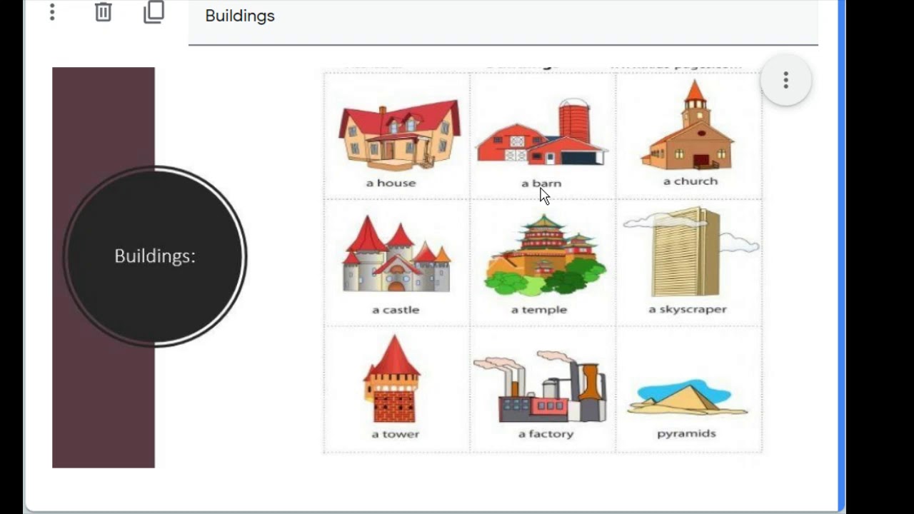 Buildings - English Vocabulary pronunciation - YouTube