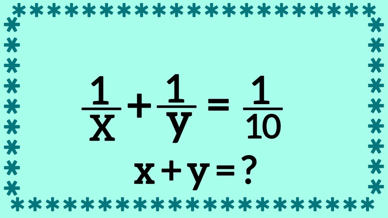 South Korean | A Nice Algebra Problem | Olympiad Math | x+y=? | - YouTube