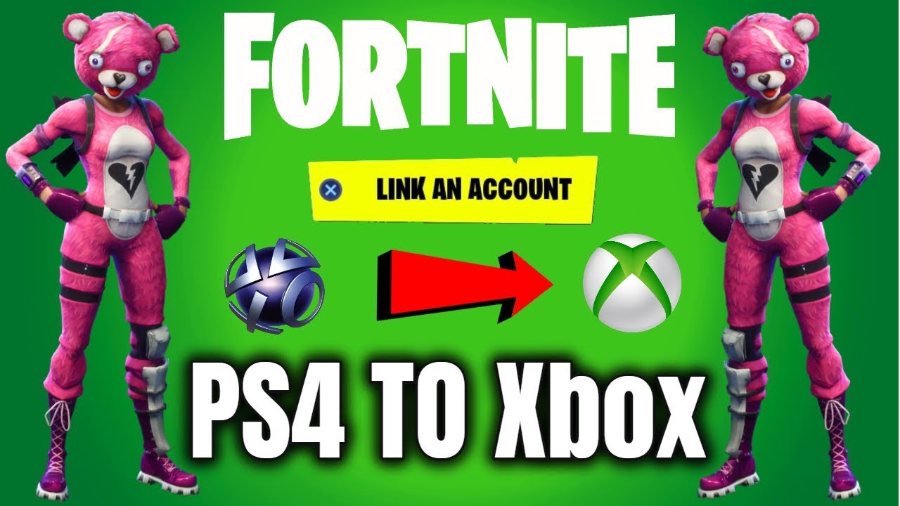 Fortnite Link An Account PS4 To Xbox *SEASON X* - YouTube