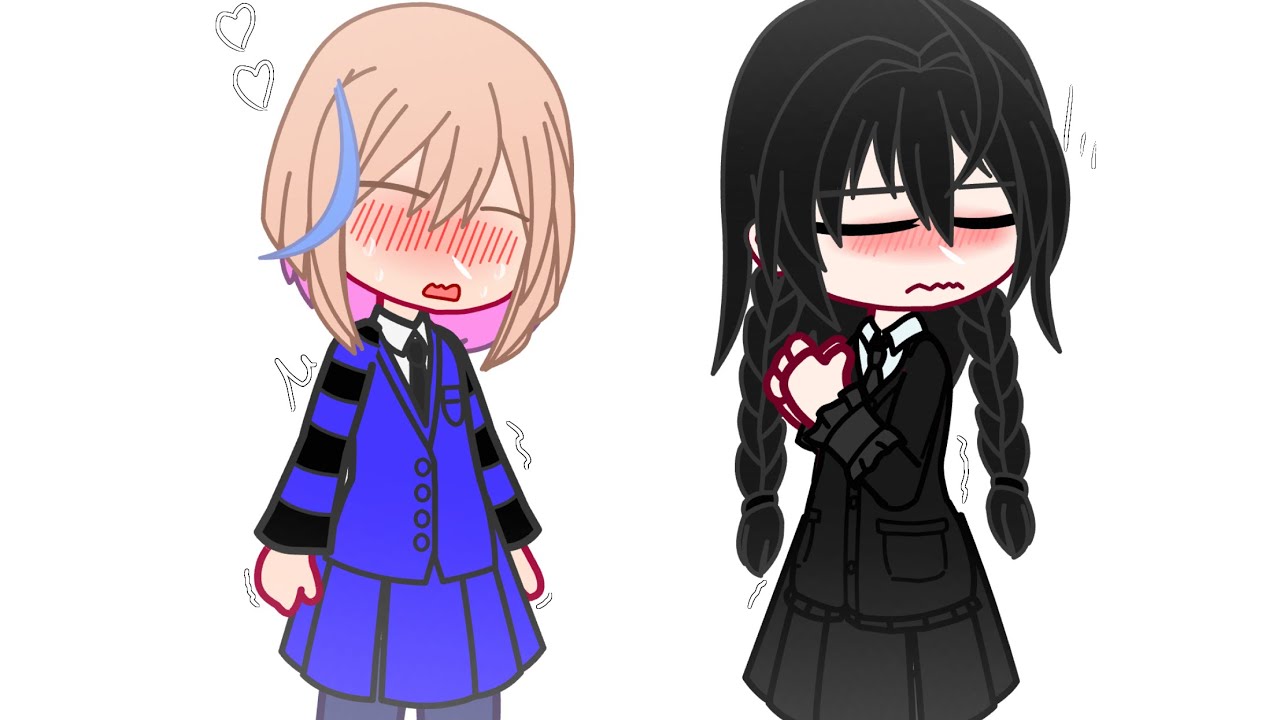 “with those pretty eyes..” |Wednesday| [wenclair] ^Gacha club^ -sai- 🤭🤭 ...