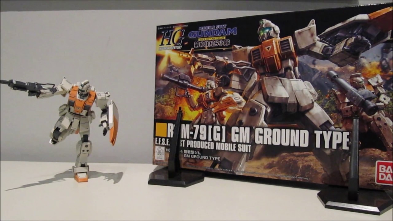 1/144 HGUC GM Ground Type Review - YouTube