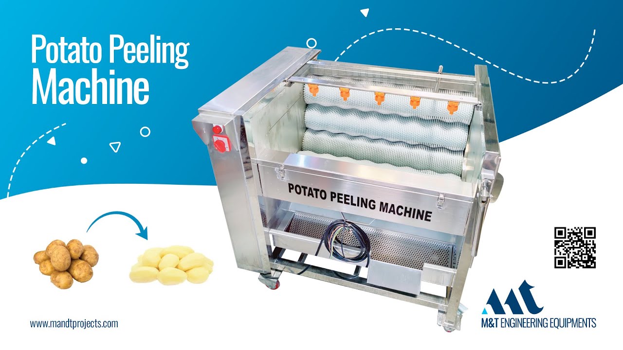 Potato Peeling Machine - YouTube
