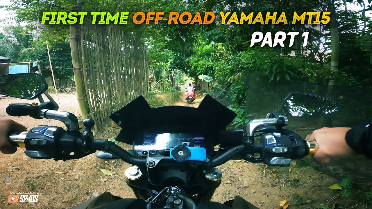 First Time Off-road Ride with Yamaha MT15 - YouTube