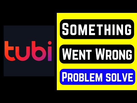 How to Tubi App Something Went Wrong Problem Solve Kaise kare - YouTube