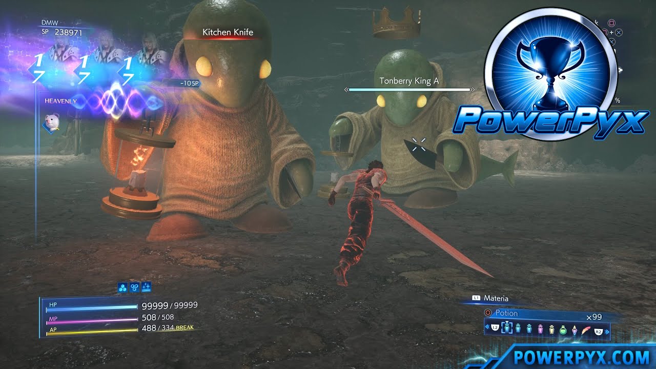 Crisis Core Final Fantasy VII Reunion - 10-Star Double Tonberry King ...