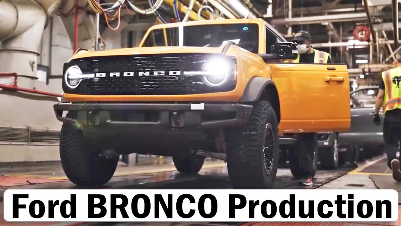 Ford Bronco Production, Michigan US, FORD factory - YouTube