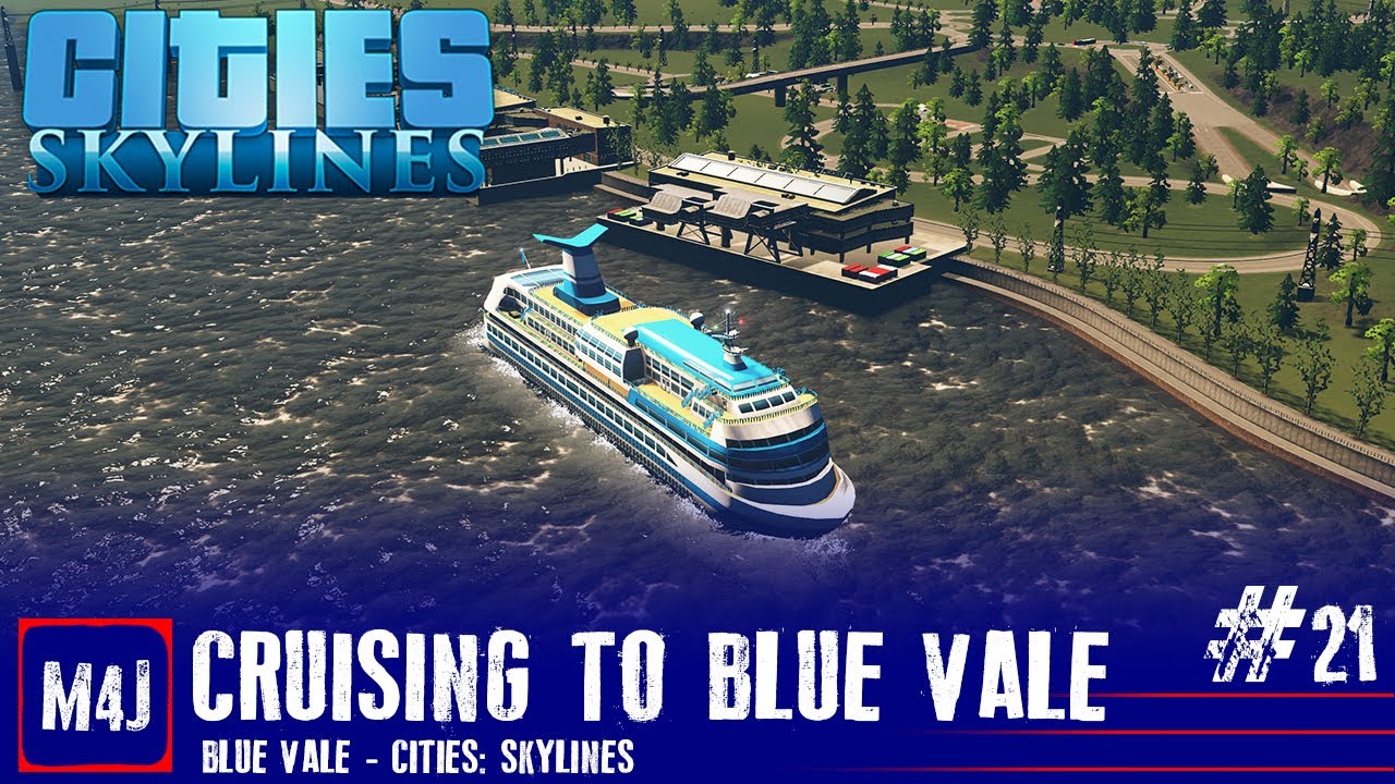 Cruising To Blue Vale | Blue Vale | Cities Skylines - YouTube