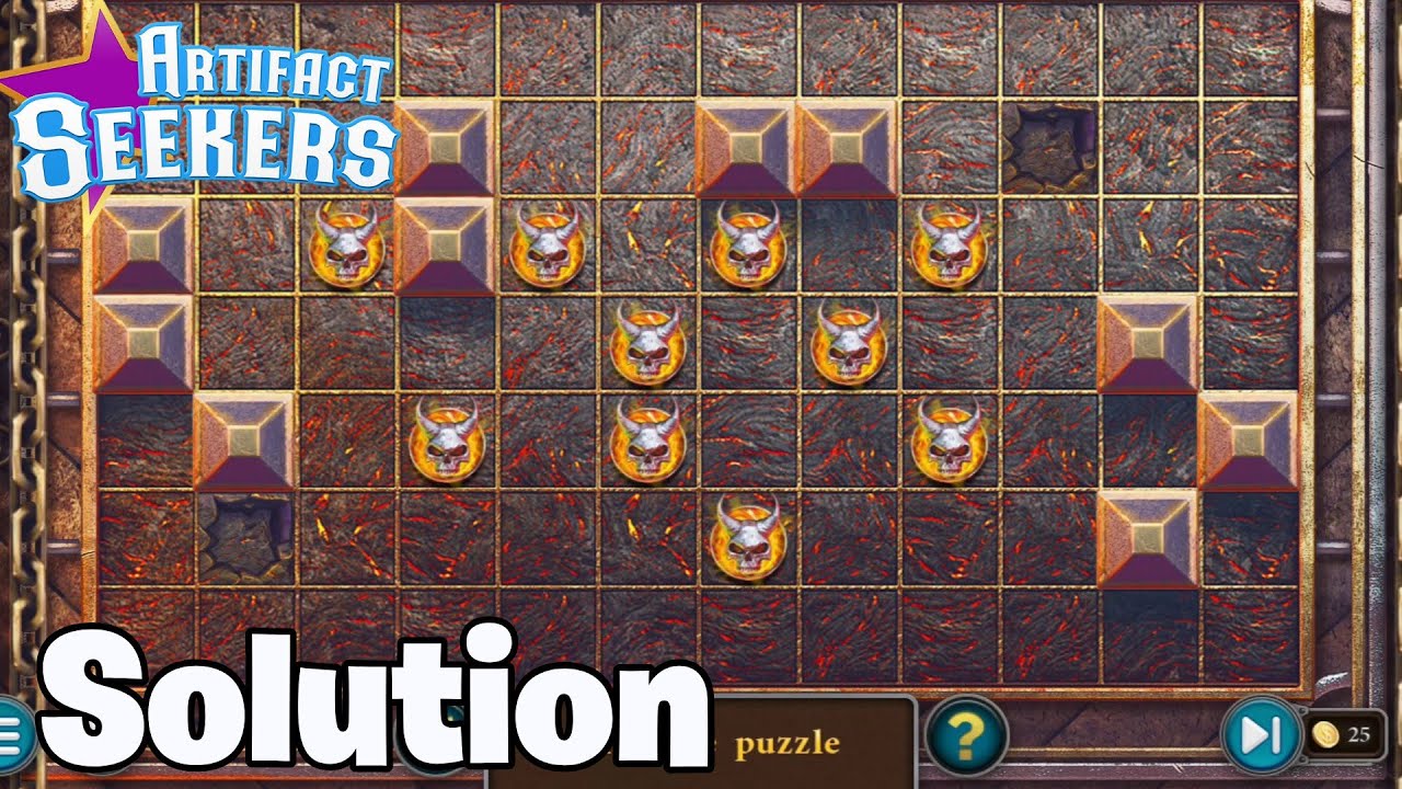 Artifact Seekers - Mini Game Puzzle 94 demon tokens - Solution - YouTube