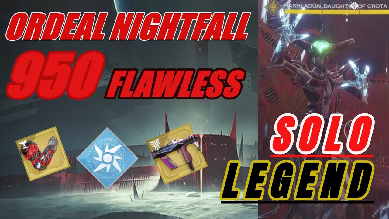 Solo Flawless 950 LEGEND Nightfall: The Ordeal - Scarlet Keep - Destiny ...