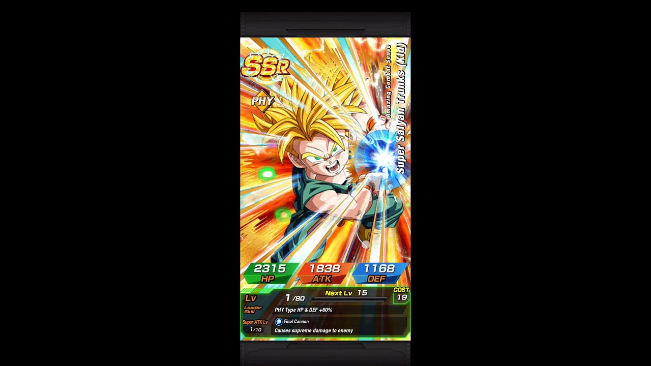 Getting SSR Super Saiyan Trunks (Kids)! #lnt2407 # ...