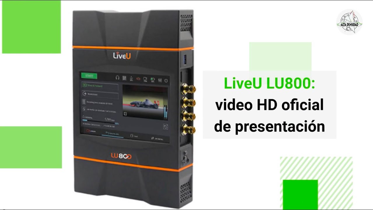 LiveU LU800: video HD oficial de presentación en español - YouTube