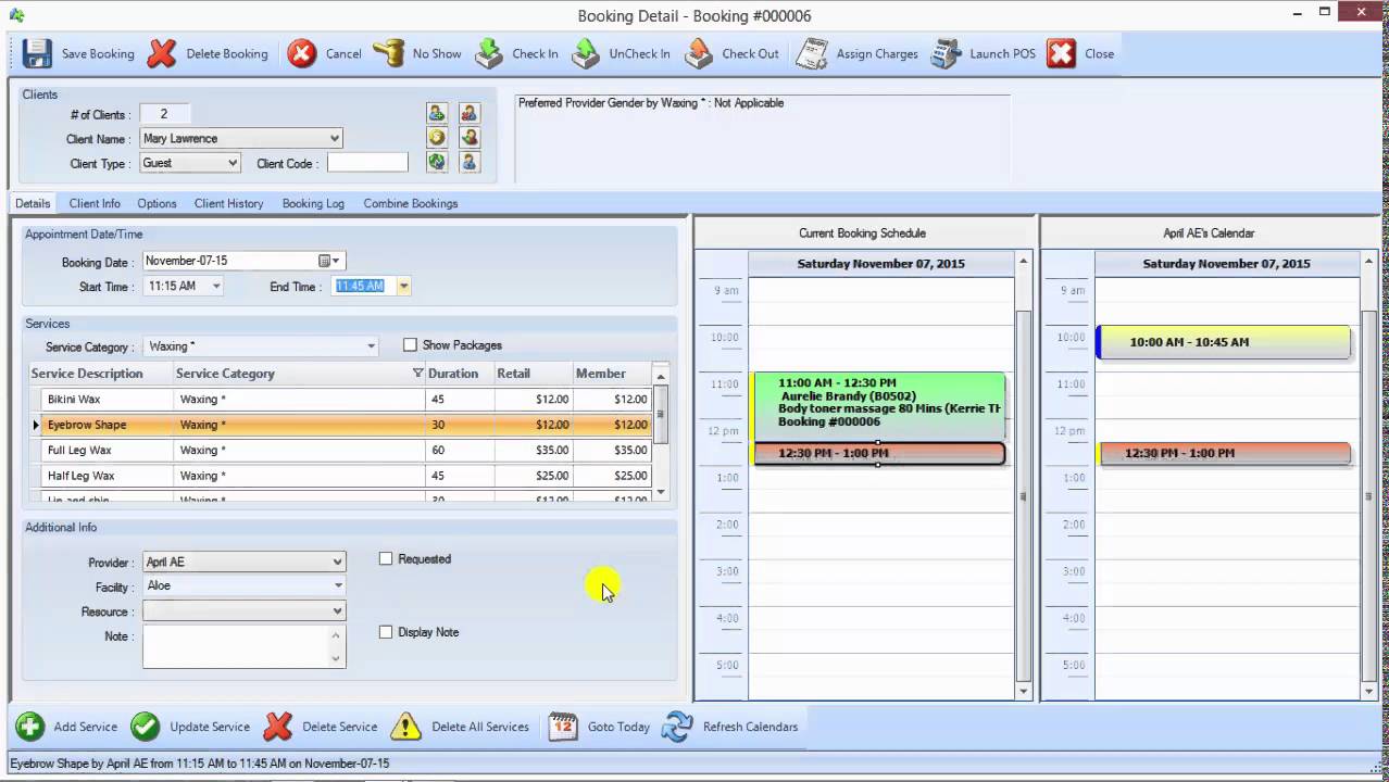 Spa Management - Bookings - YouTube