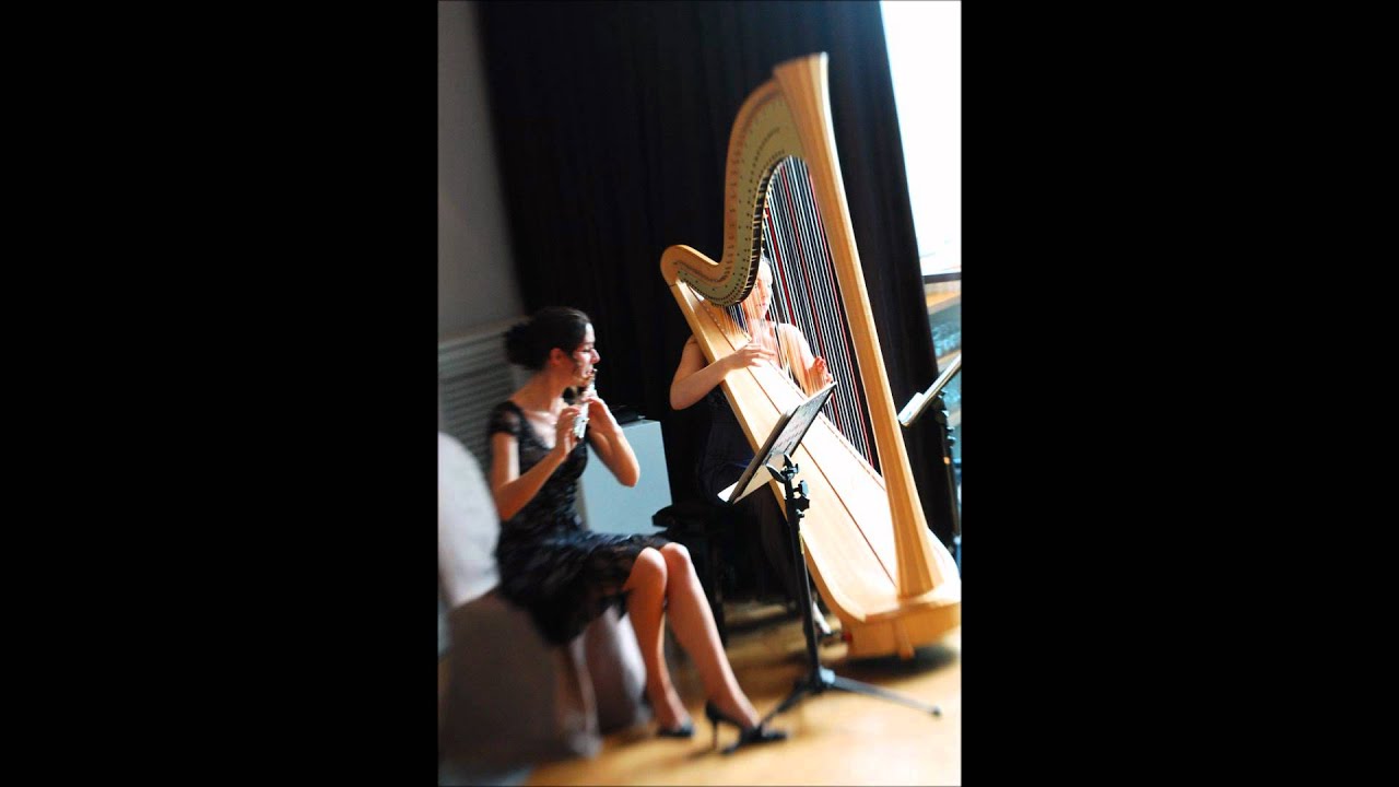 Inge Smedts (fluit) en Lakshmi Matthieu (harp) - YouTube