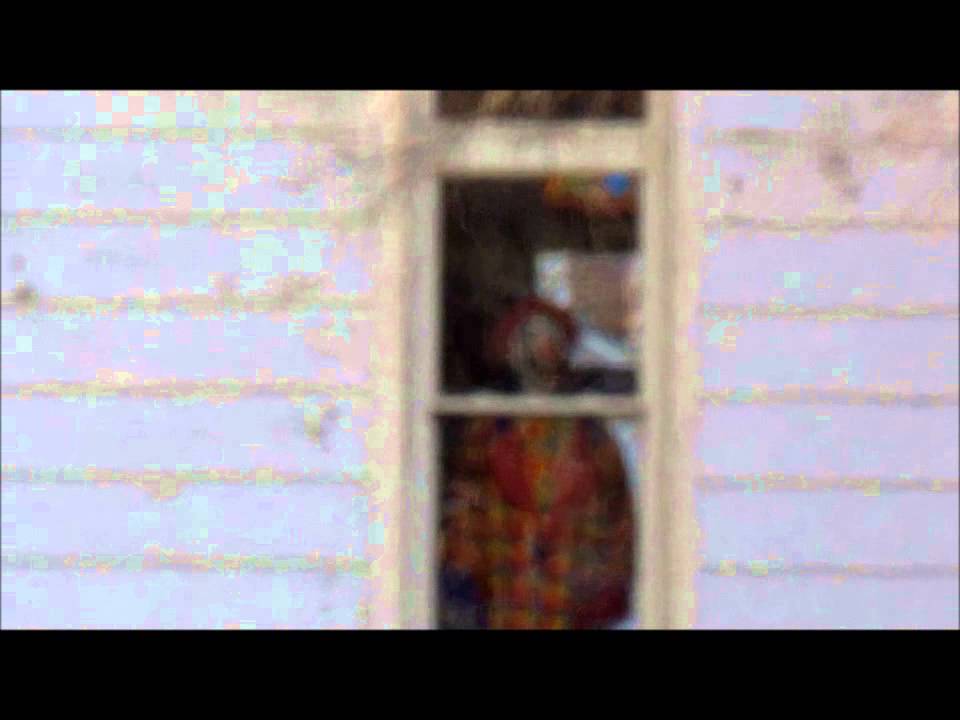 Scary clown in church window - YouTube