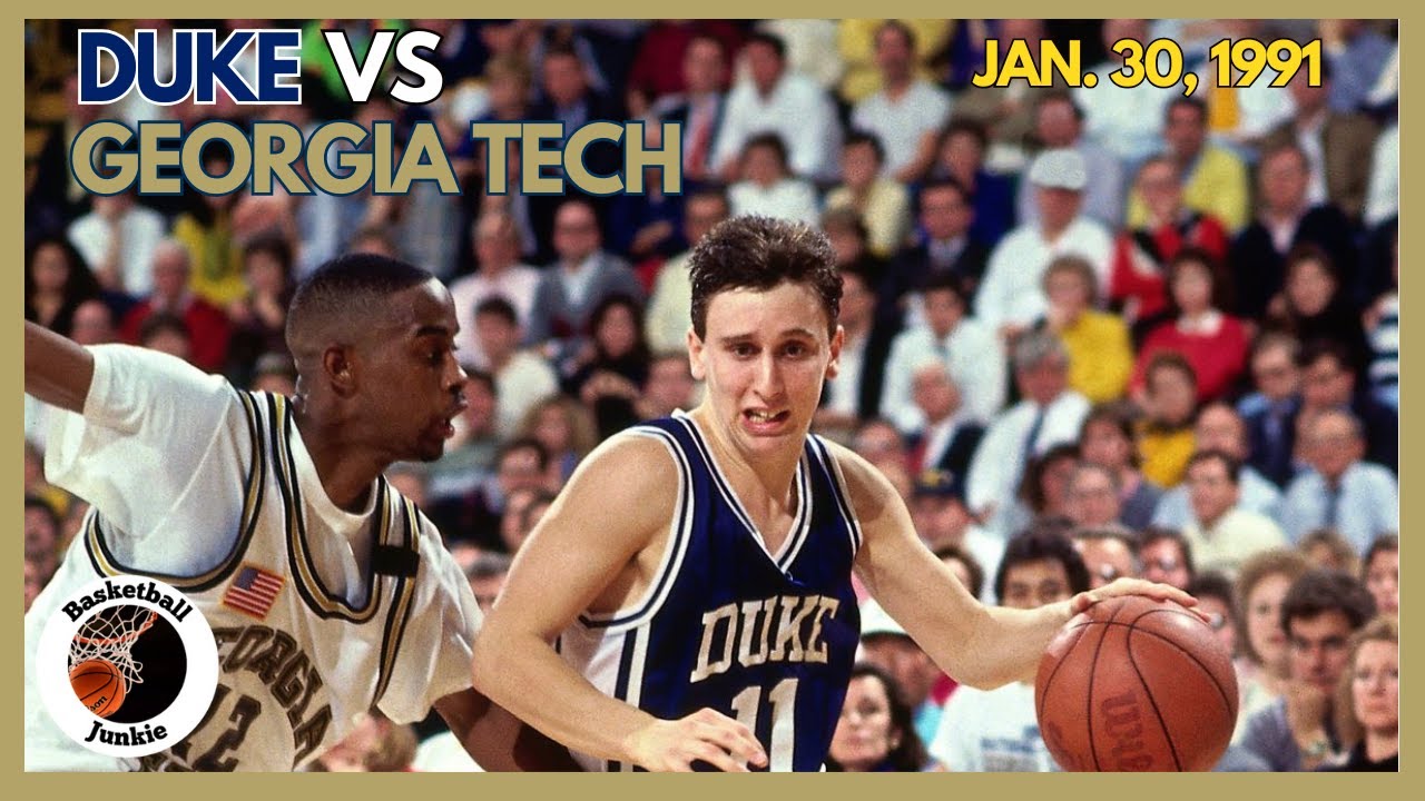 Duke vs Georgia Tech | Jan. 30, 1991 - YouTube