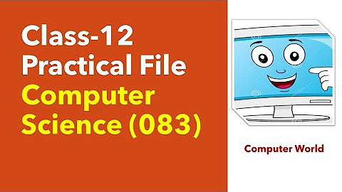 Class-12 CS Practical File - YouTube