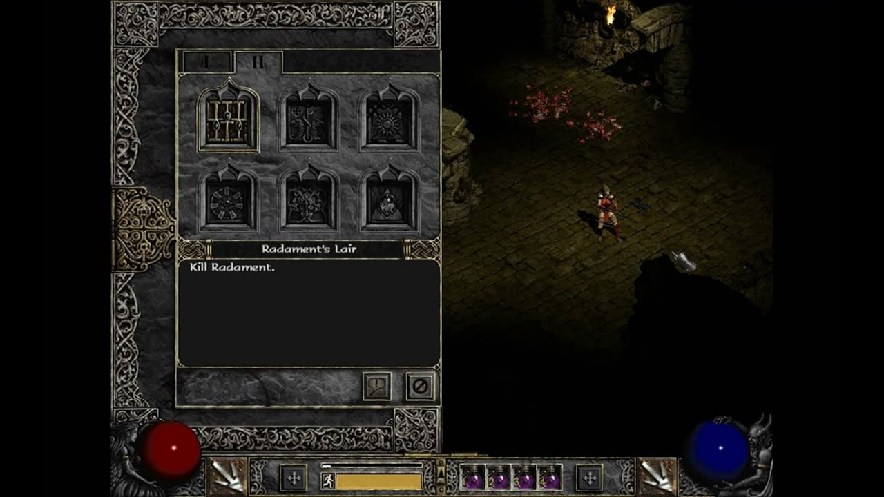 Diablo II Strafezon Radament's Lair Normal Difficulty - YouTube