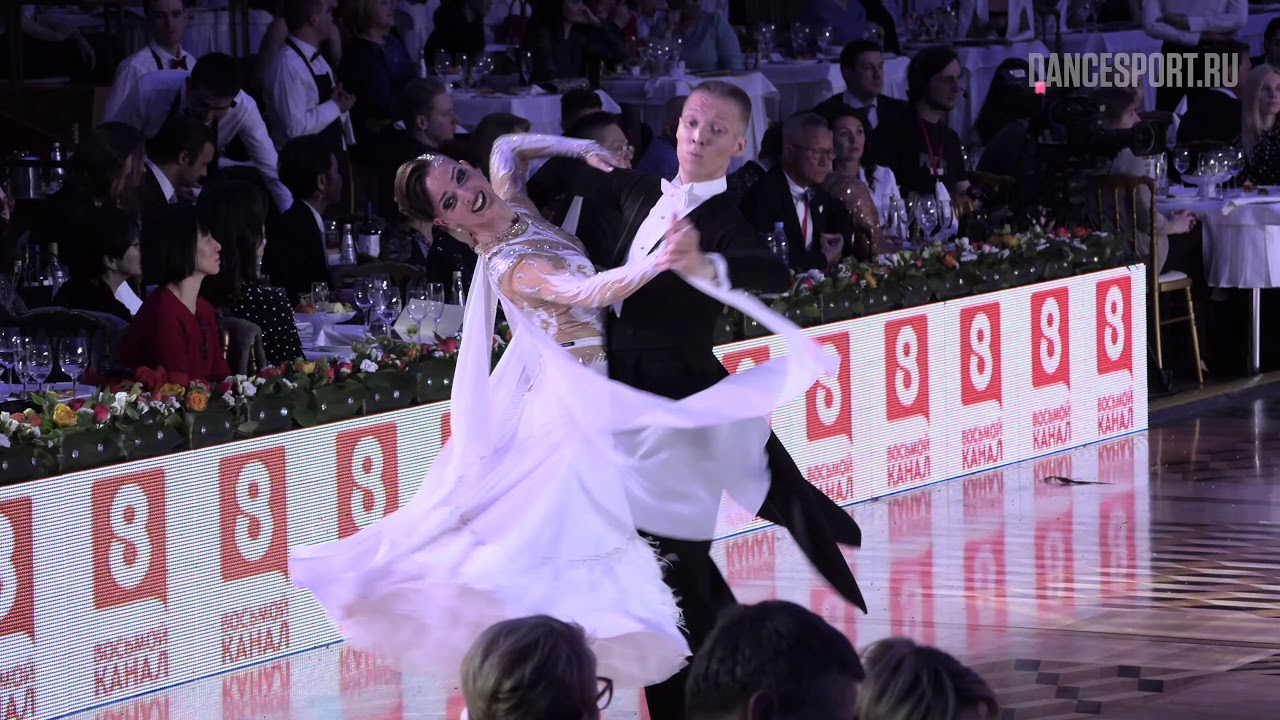 Alexander Khalchenya - Maria Bogdanova RUS, Slow Foxtrot, Kremlin Cup ...