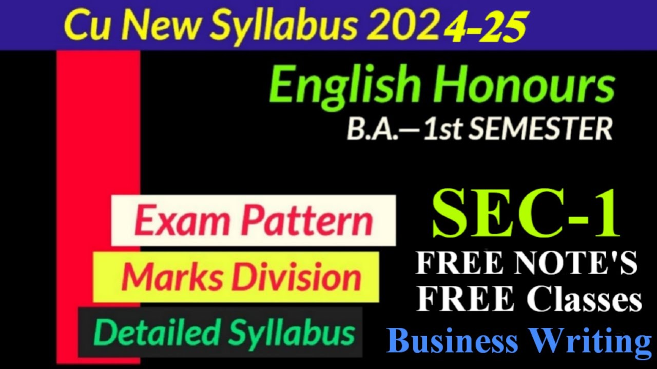 Calcutta University English Honours Major Minor Course Sem 1 Syllabus calcutta-university-english-honours-major-minor-course-sem-1-syllabus
