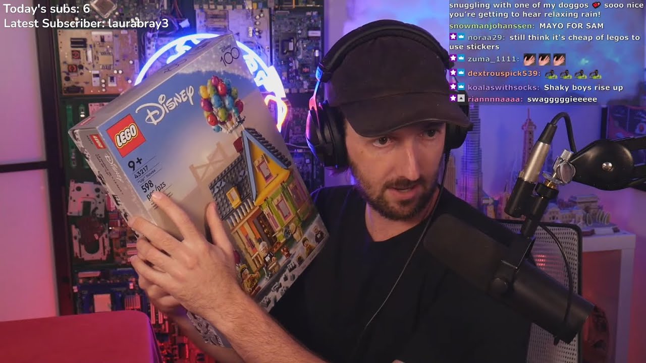 CHILL LEGO STREAM (BUILDING THE HOUSE FROM PIXAR'S UP AND GIVING IT ...