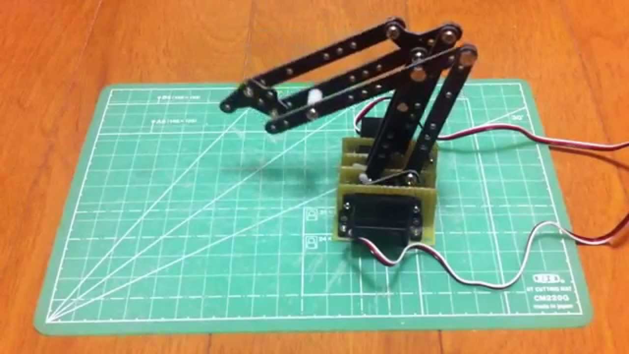 A tiny robot arm study V0.3 - YouTube