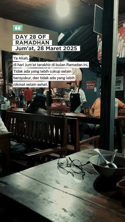 Hari ke 28 Ramadhan #ramadhankareem - YouTube