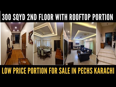 Upper Portion 🏡 For Sale In PECHS Block 2 Karachi | 300 Square Yard ...