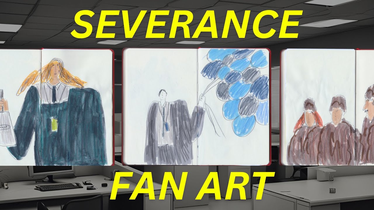Draw with me Severance season 2 TV show stills | sketchbook exercises ...