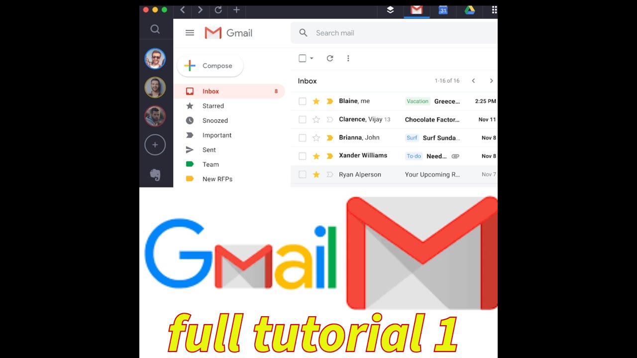 Gmail tutorial ep 1 - YouTube