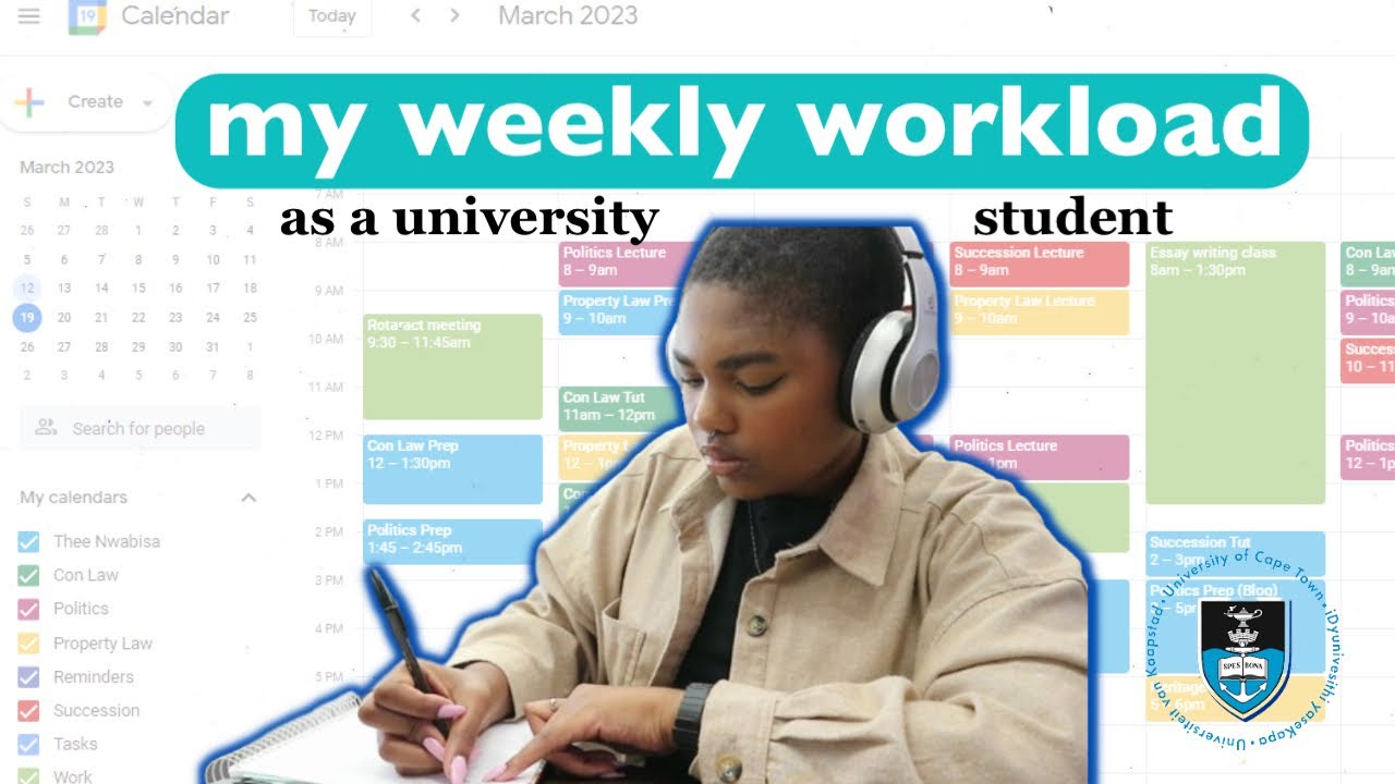 The "average" workload of a university student | University of Cape ...