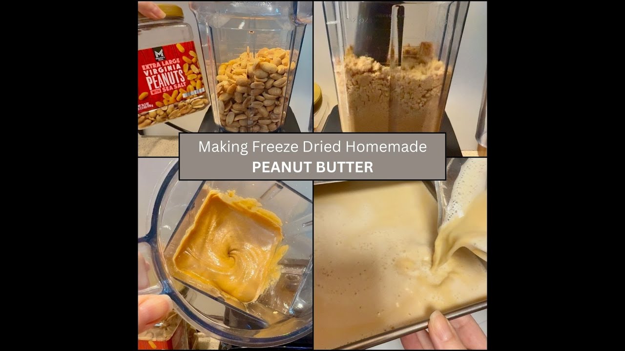 How To Make Homemade Freeze Dried Peanut Butter - YouTube