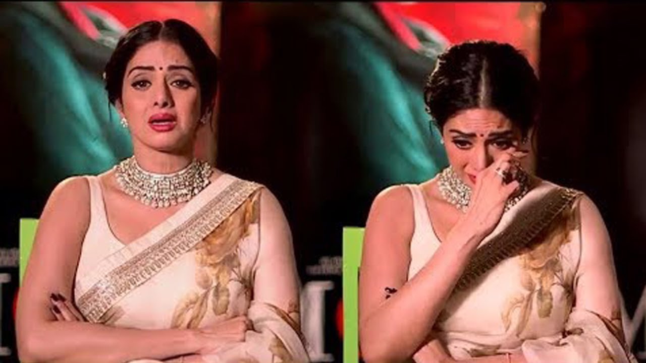Sridevi CRYING In her Recent Interview Will Make You Cry - YouTube